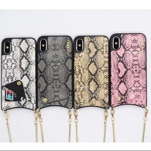 Curated Luxury | Accessories | Iphone Wallet Case On A Chain Pink ...